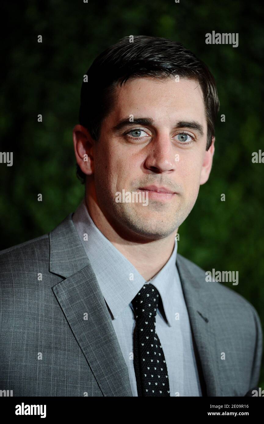 Aaron Rodgers attends the inaugural NFL Honors held at the Murat Theatre in Indianapolis ...
