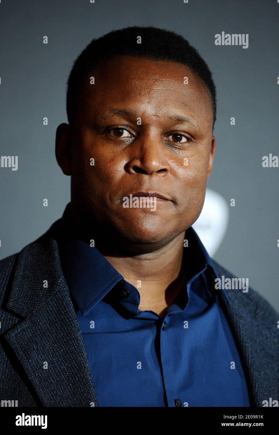 Barry Sanders attends the inaugural NFL Honors held at the Murat Theatre in Indianapolis ...