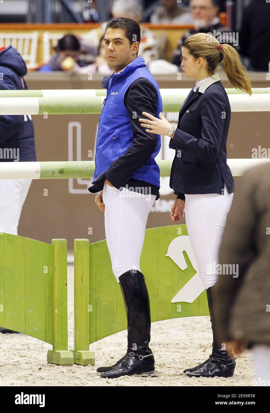 Athina Onassis de Miranda and Alvaro de Miranda attending the Jumping ...