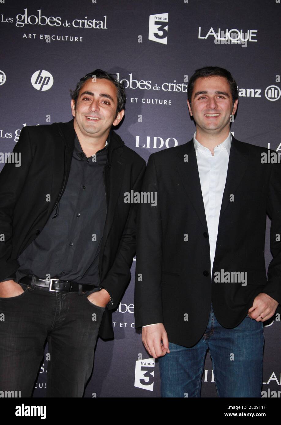 Eric Toledano and Olivier Nakache attending the 7th 'Globes de Cristal ...