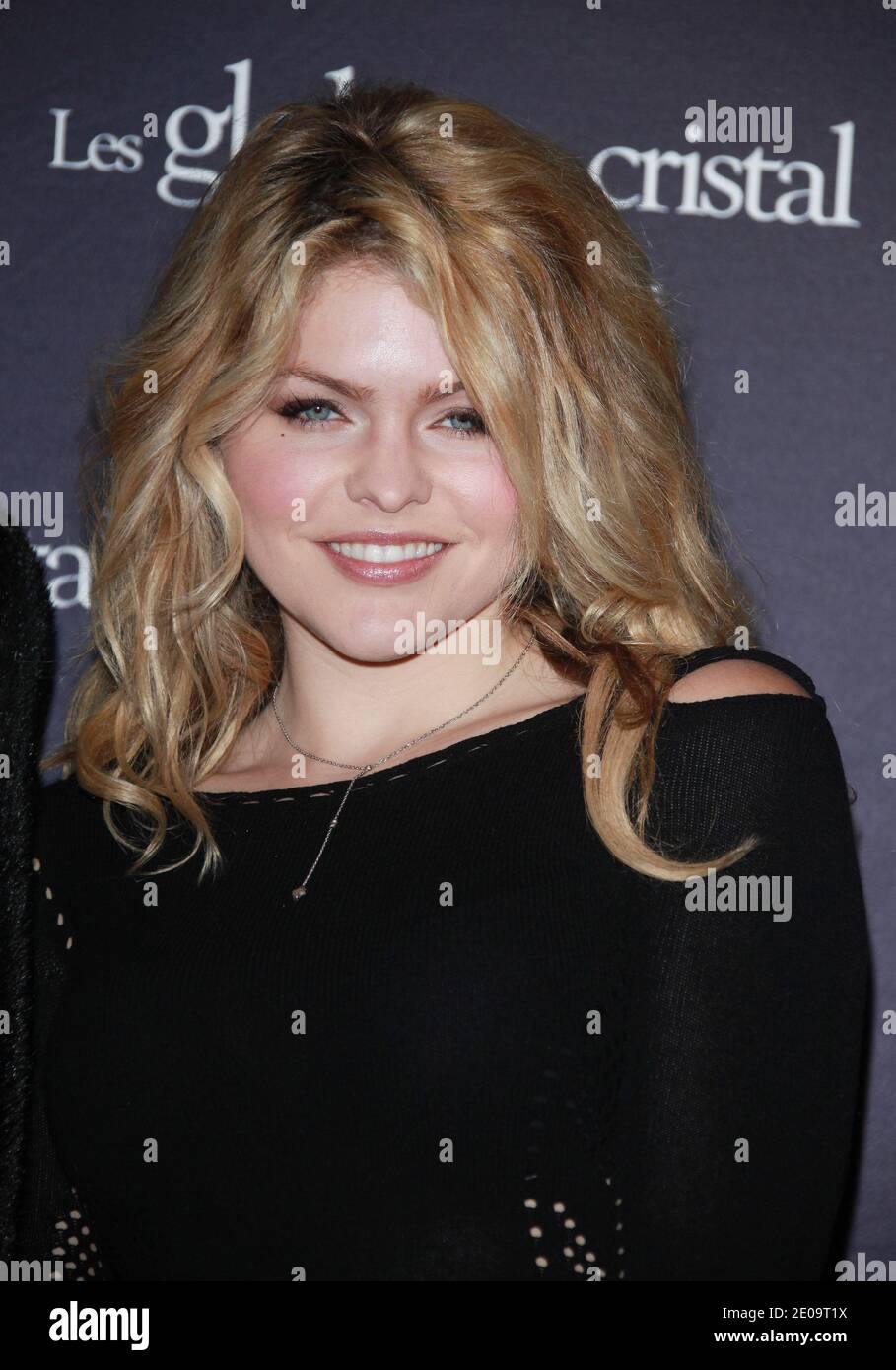 Celine Durand attending the 7th 'Globes de Cristal' awards held at the ...