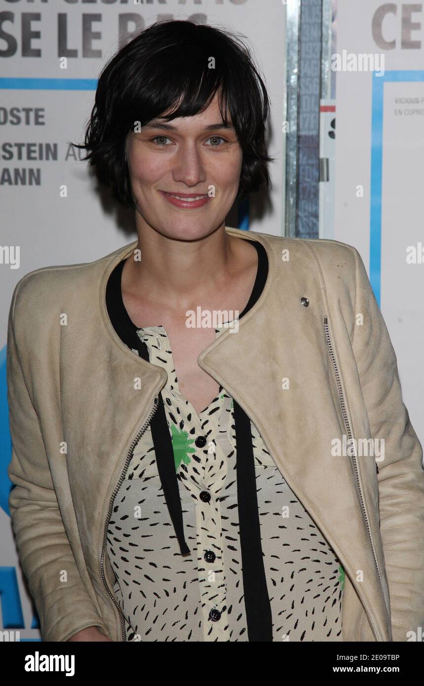 Clotilde Hesme arriving for the premiere of JC Comme Jesus Christ held ...