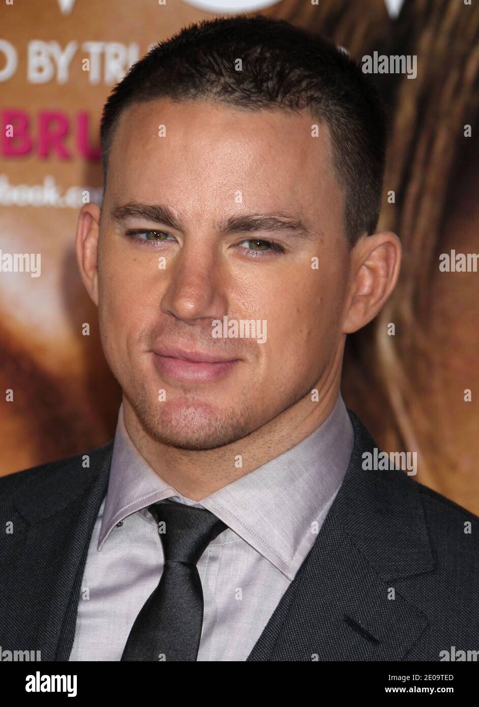 Channing Tatum arriving for the Los Angeles premiere of 'The Vow' at ...