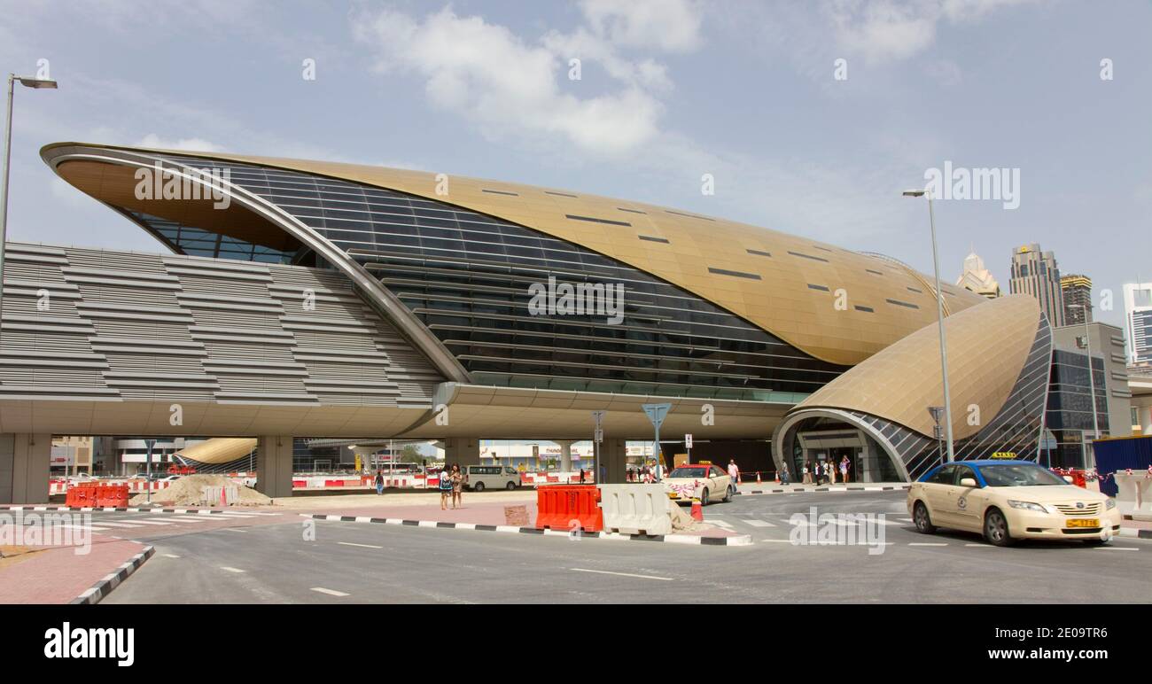 SUBWAY STATION DUBAIL MALL, BURJ KHALIFA, DUBAI, UNITED ARAB EMIRATES ...