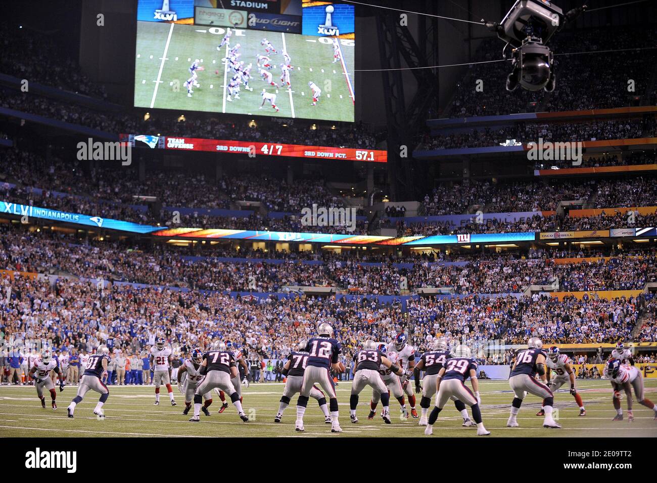 2012 super bowl hi-res stock photography and images - Alamy