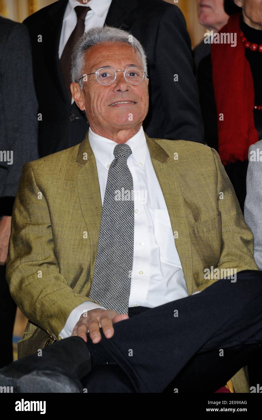 French photographer Jean-Marie-Perier poses after being awarded by ...