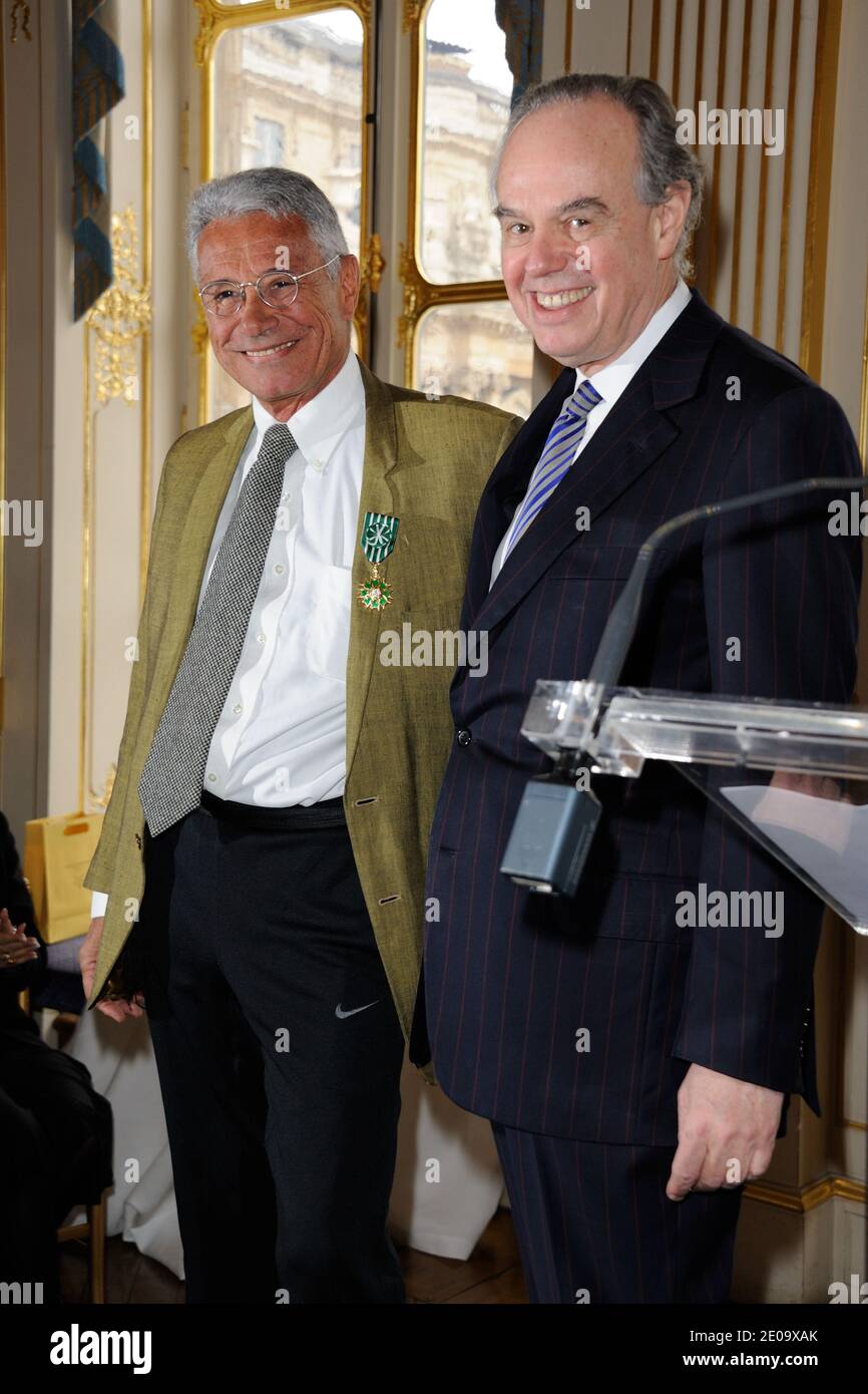French photographer Jean-Marie Perier is awarded with the medal of ...