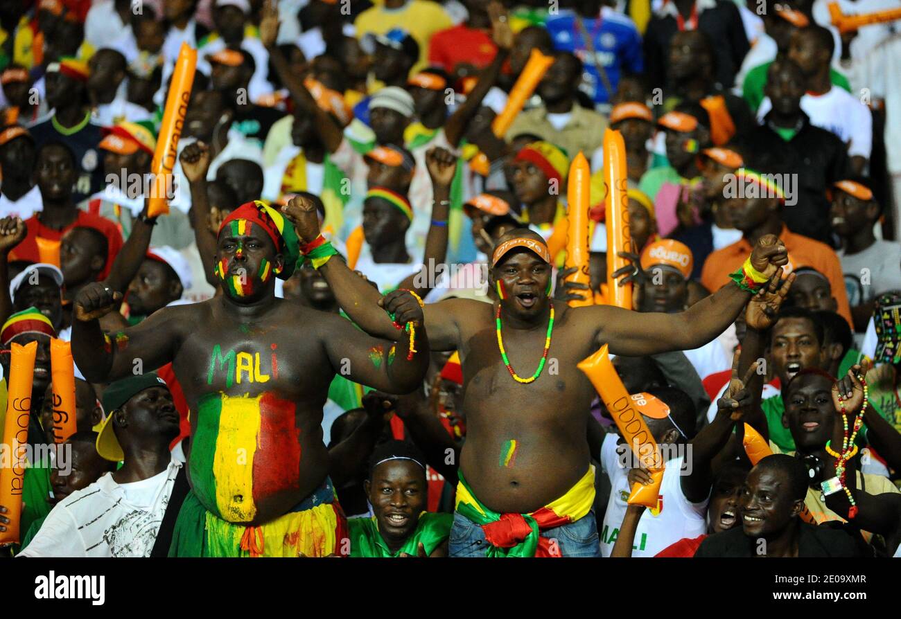 Mali's fans and supporters during the 2012 African Cup of Nations, Semi ...