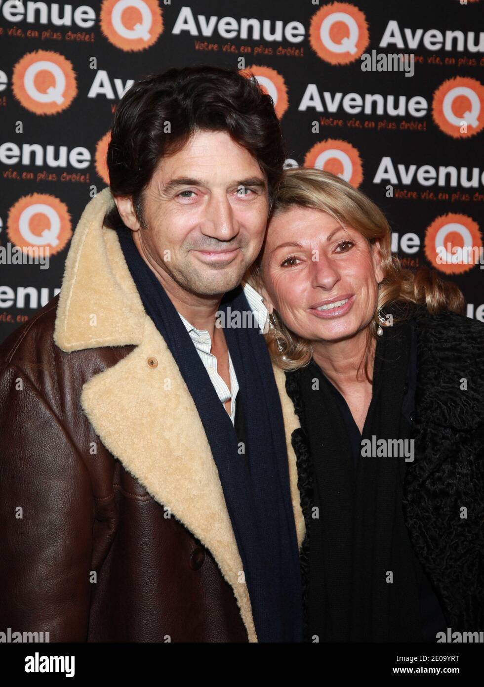 Bruno Madinier attending the dress rehearsal of new play 'Avenue Q ...