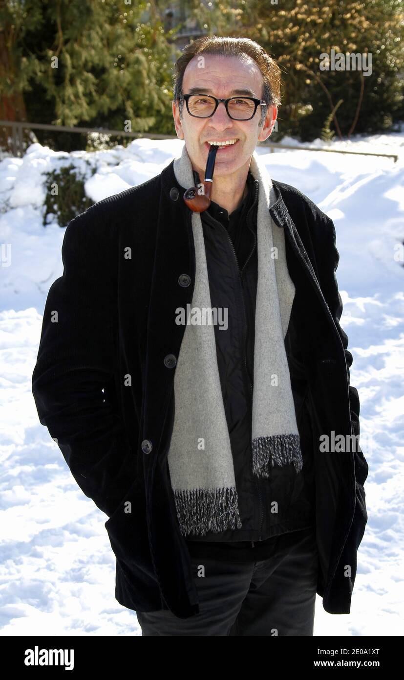 Robin Renucci for "Un village Francais" posing during the 14th Luchon ...