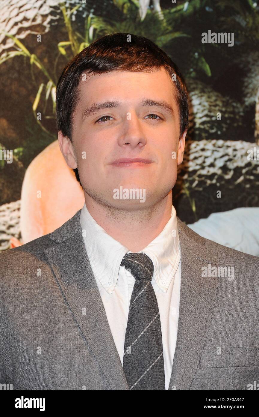 Josh Hutcherson attending the premiere of 'Journey 2: The Mysterious ...