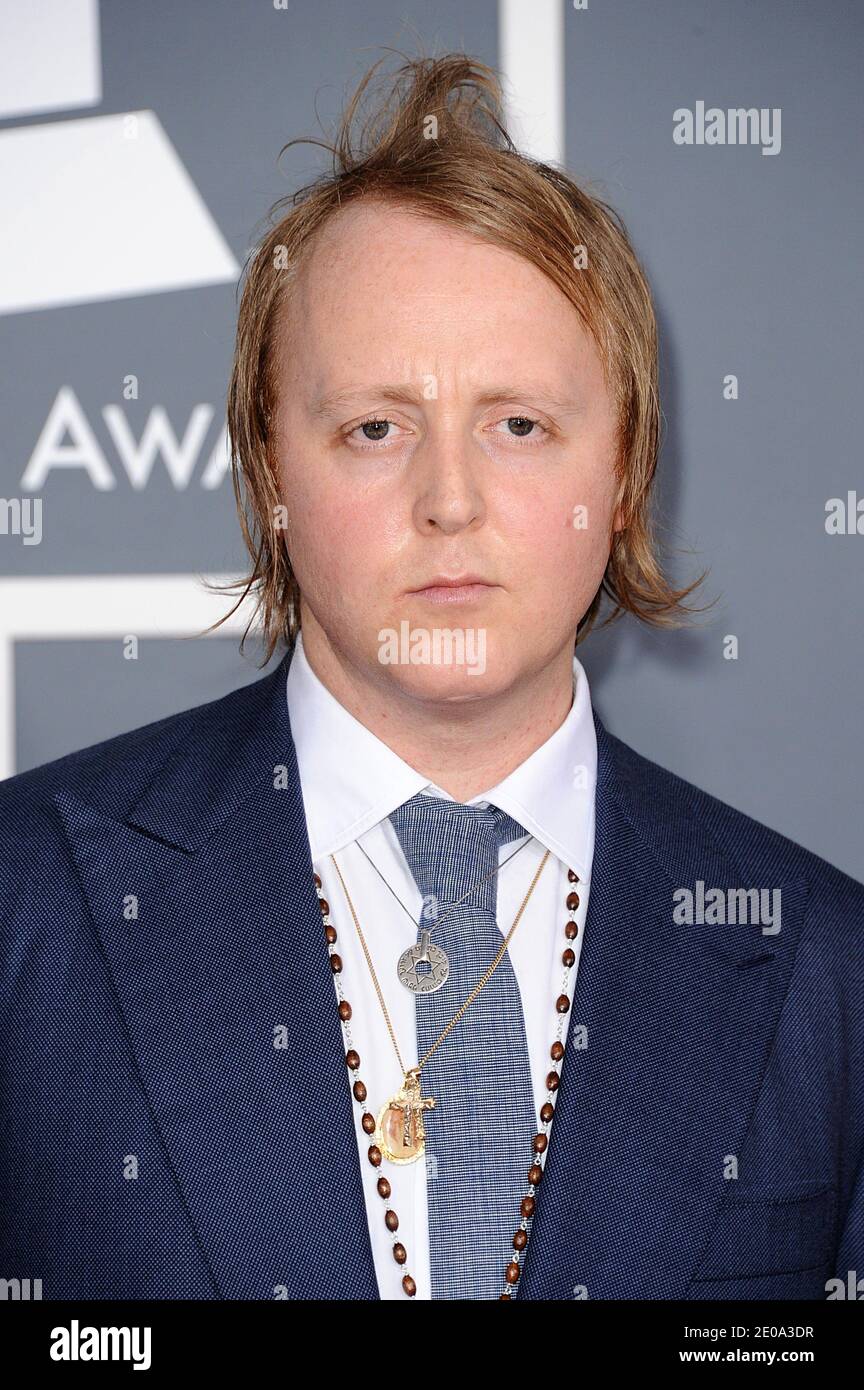James McCartney arriving at the 54th Annual Grammy Awards held at the ...