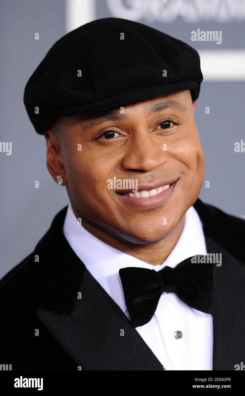 LL Cool J arriving at the 54th Annual Grammy Awards held at the Staples ...