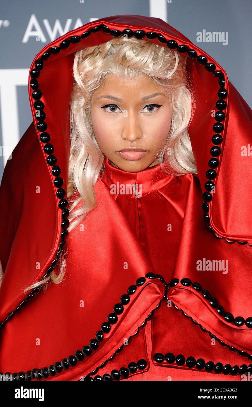Nicki Minaj arriving at the 54th Annual Grammy Awards held at the ...