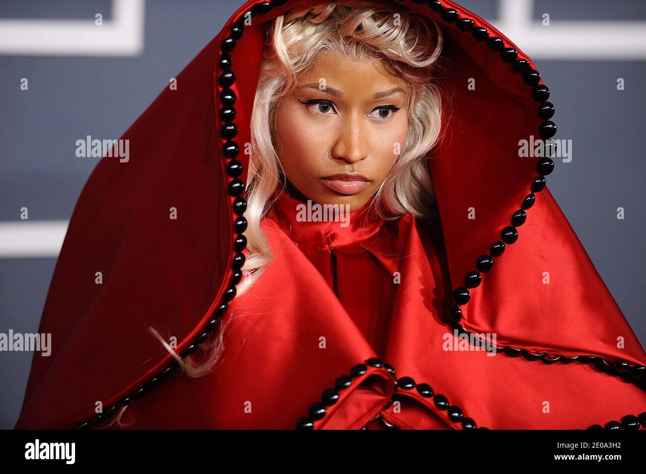 Nicki Minaj arriving at the 54th Annual Grammy Awards held at the ...