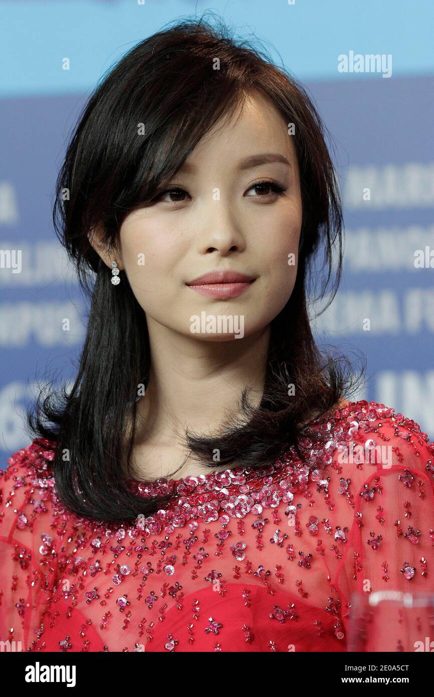 Actress Ni Ni attends a press conference for the movie "The Flowers of ...