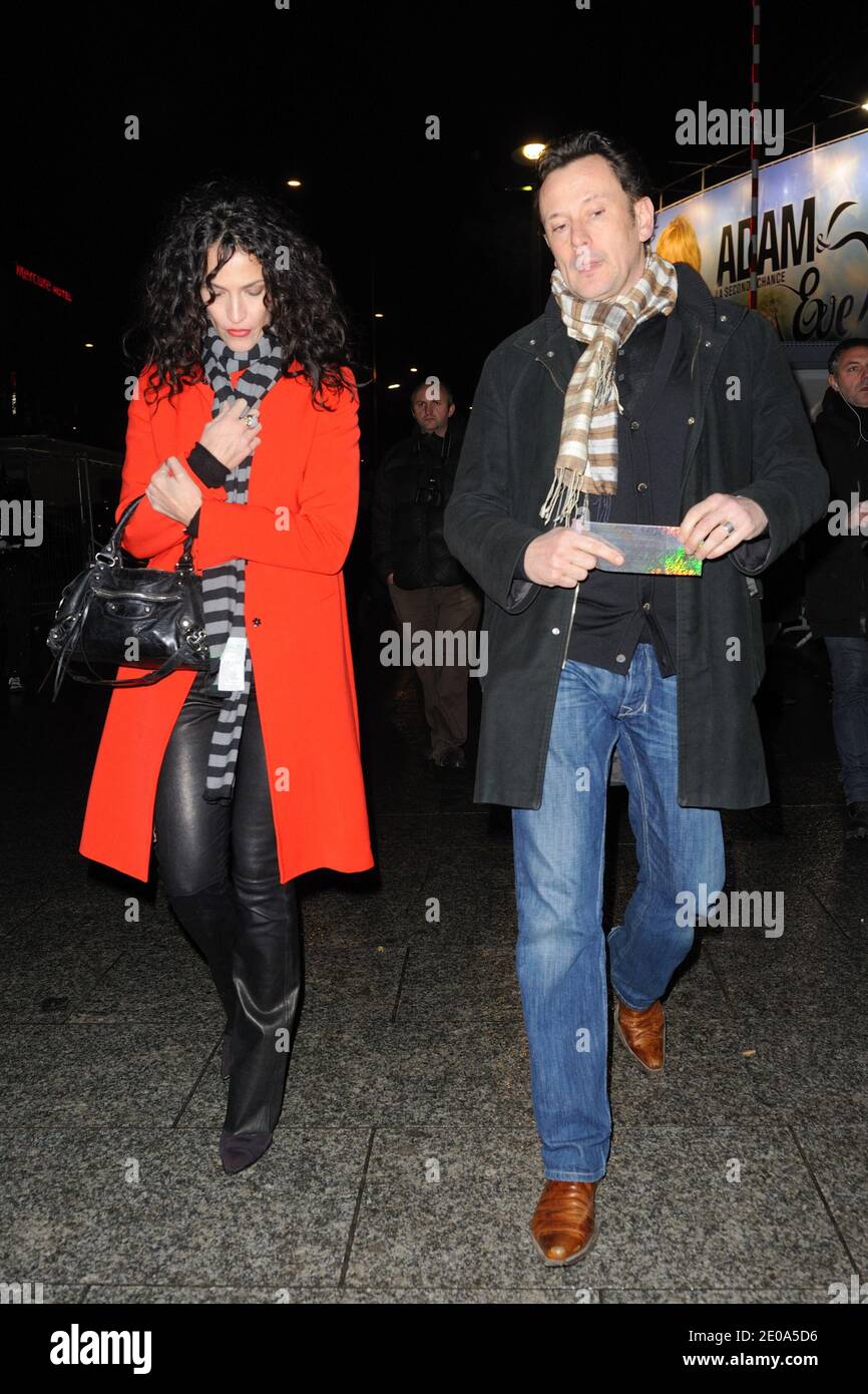 Linda Hardy and her husband attending the dress rehearsal of Pascal ...