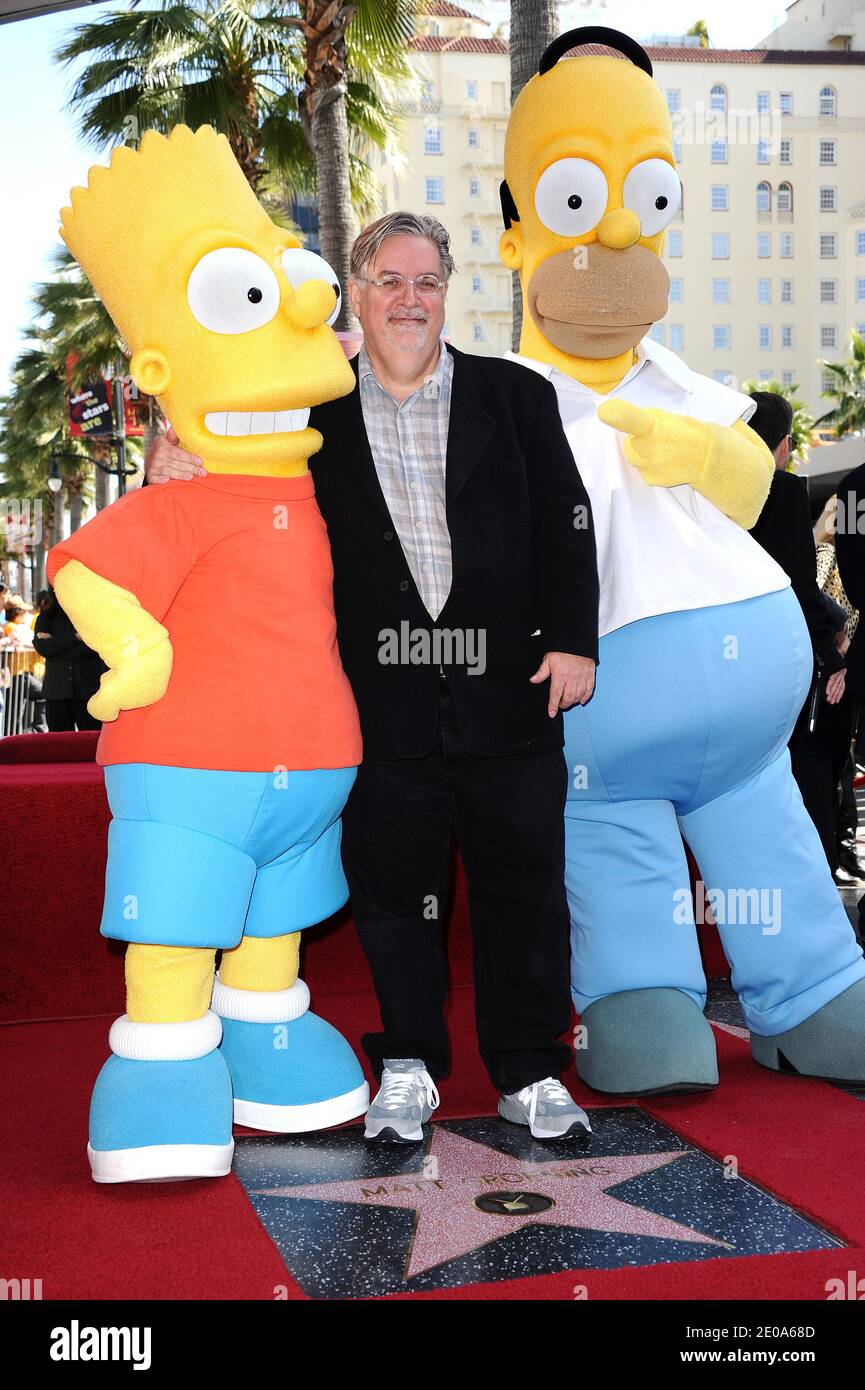 Creator simpsons matt groening simpsons hi-res stock photography and ...
