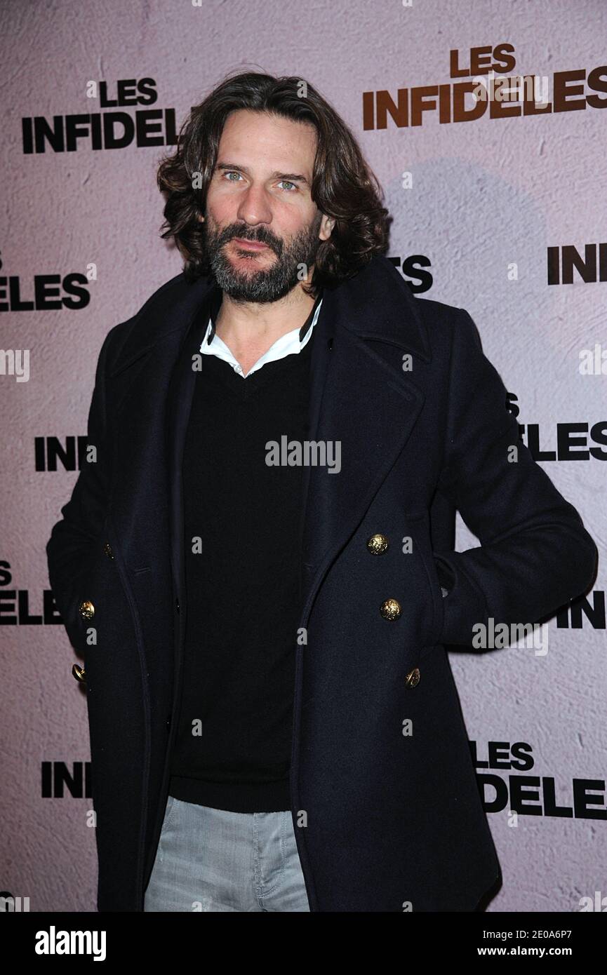 Frederic Beigbeder attending the premiere of 'Les Infideles' at UGC ...