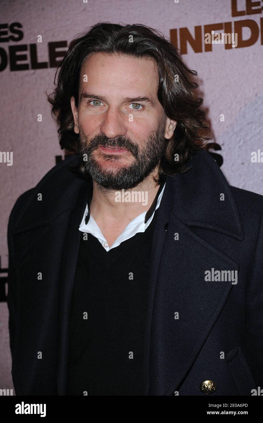 Frederic Beigbeder attending the premiere of 'Les Infideles' at UGC ...