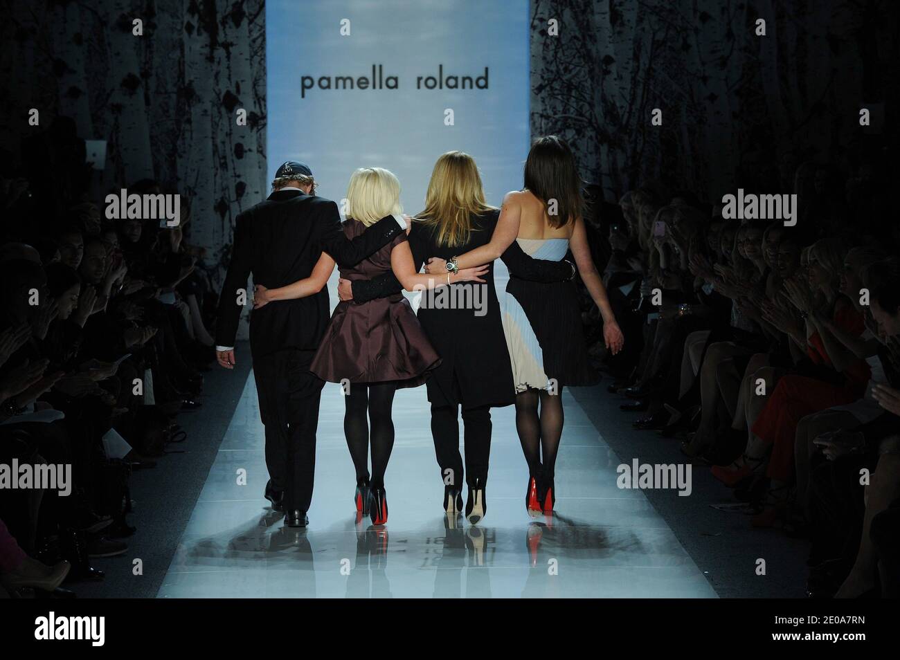 Fashion designer Pamella DeVos with her children Cole DeVos, Sydney ...