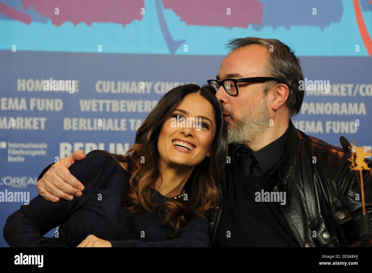 Salma Hayek and Alex de la Iglesia attend the As Luck Would Have It (La ...