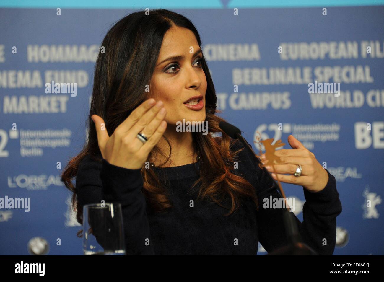 Salma Hayek attends the As Luck Would Have It (La Chispa De La Vida ...