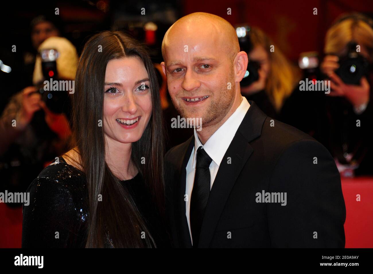 Juergen Vogel and Michelle Gornick attend the Gnade premiere as part of ...