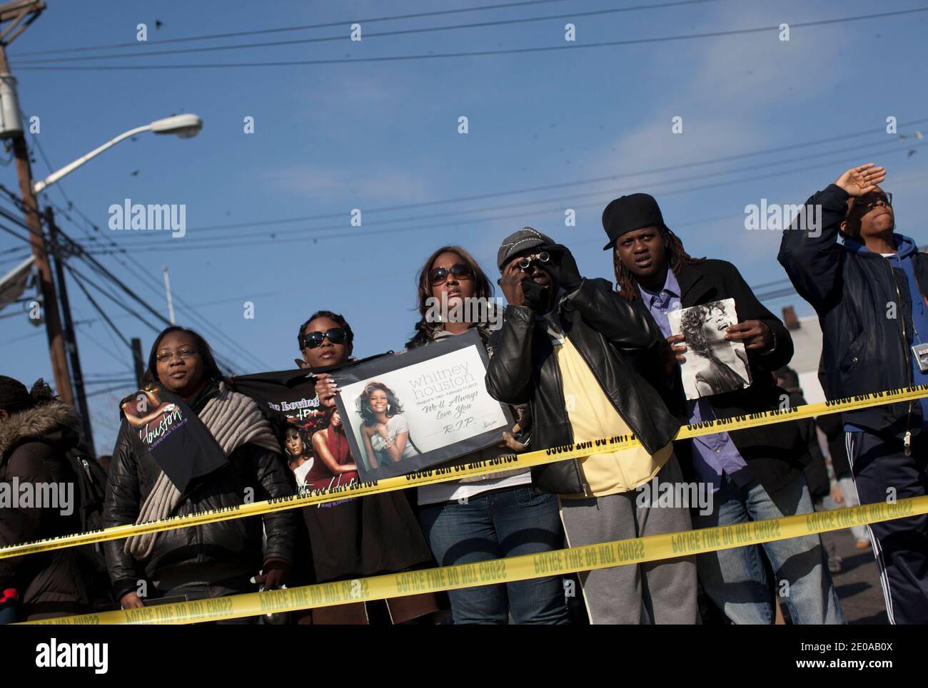 Whitney houston funeral hi-res stock photography and images - Alamy