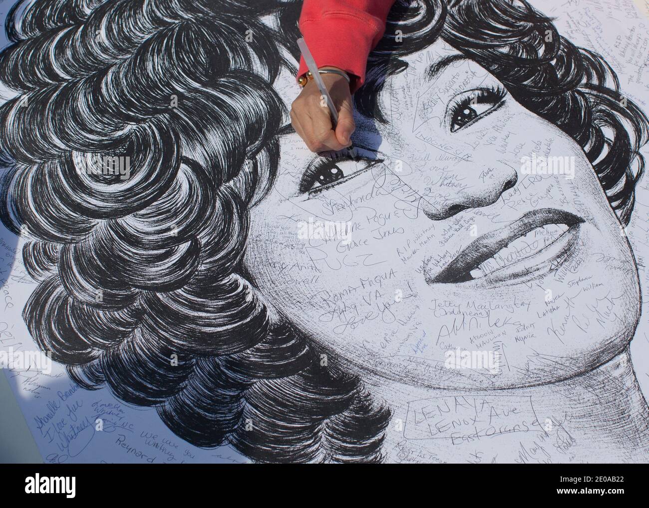 Deces de whitney houston hi-res stock photography and images - Alamy