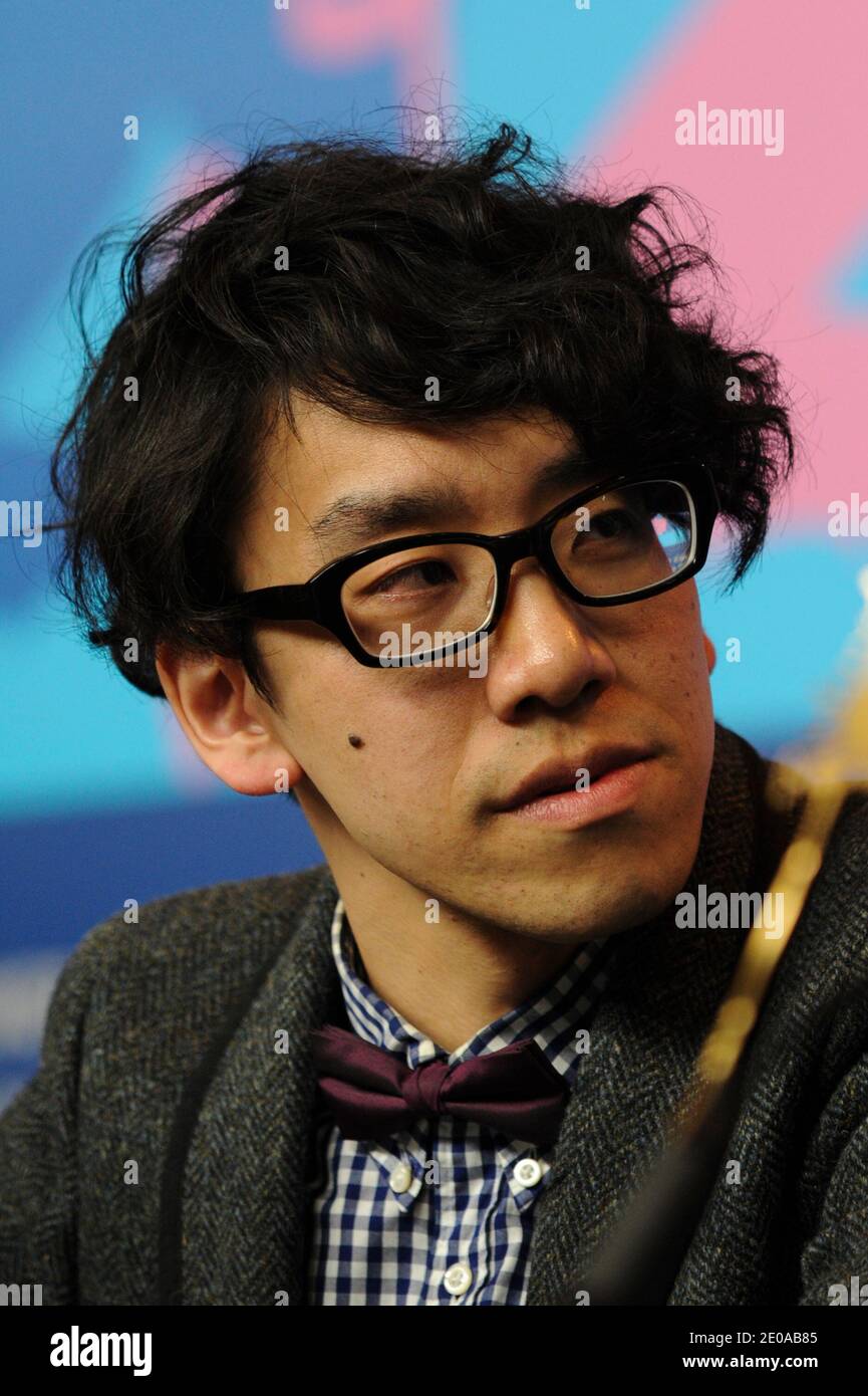 Atsushi Wada poses with the International Short Film Jury Prize Silver Bear for 'The Great ...