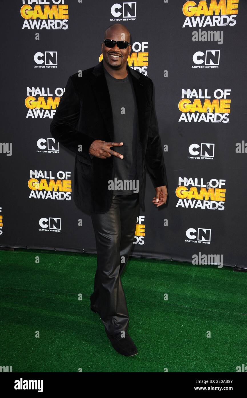 Shaquille O'Neal attends the 2012 Cartoon Network Hall of Game Awards ...