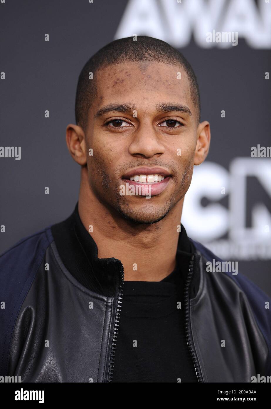 Victor Cruz attends the 2012 Cartoon Network Hall of Game Awards in Los ...