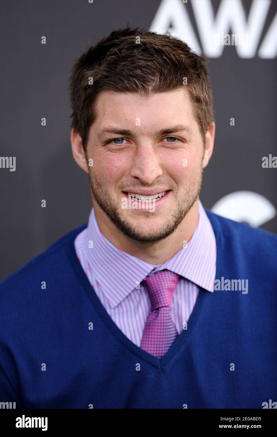 Tim Tebow attends the 2012 Cartoon Network Hall of Game Awards in Los ...