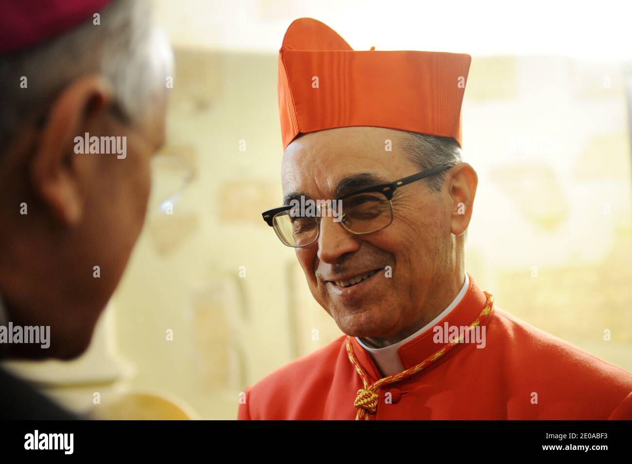 New italian cardinal Domenico Calcagno attends a consistory ceremony in ...