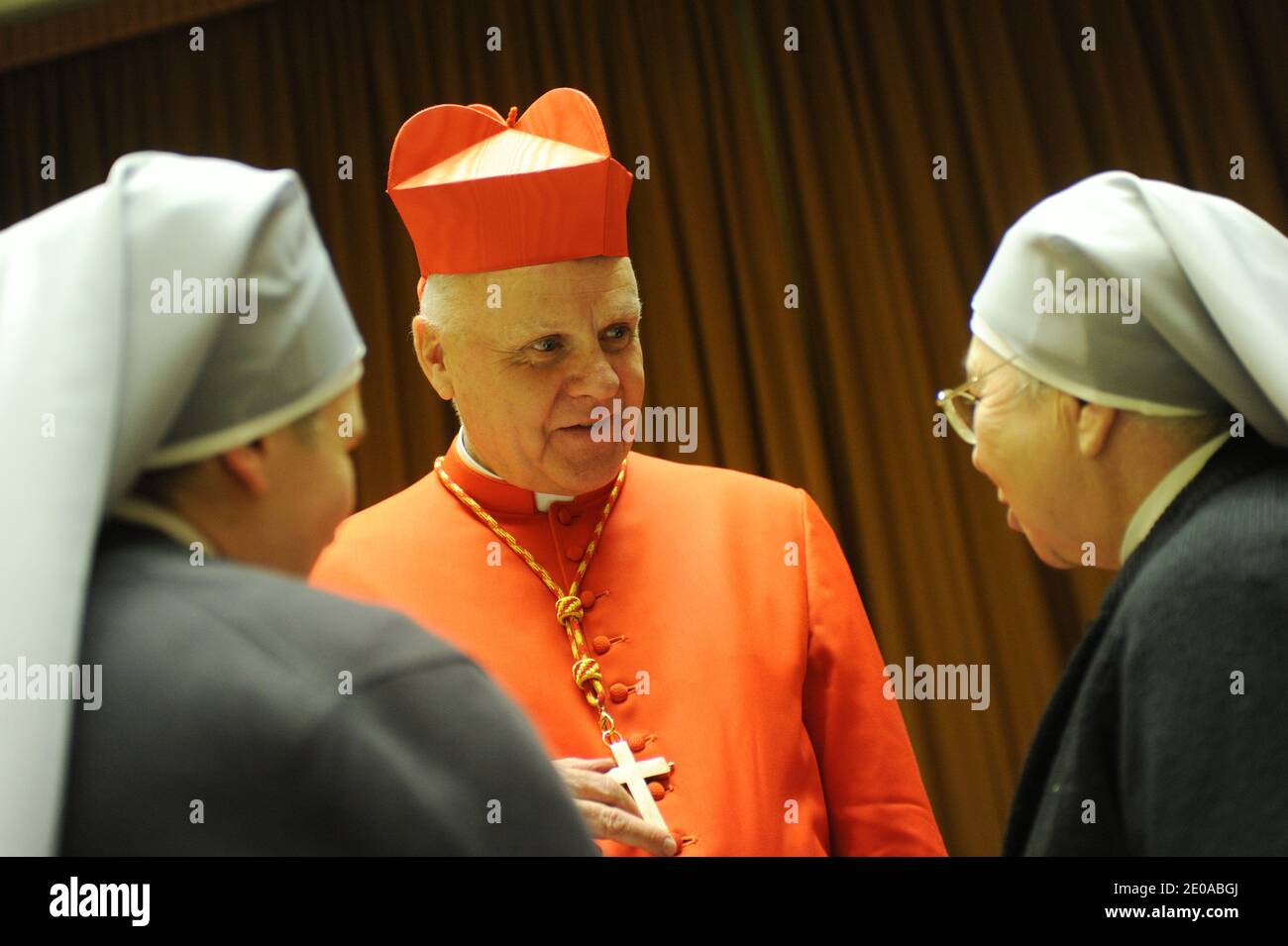 New U.S cardinal Edwin Frederick O'Brien attends a consistory ceremony ...