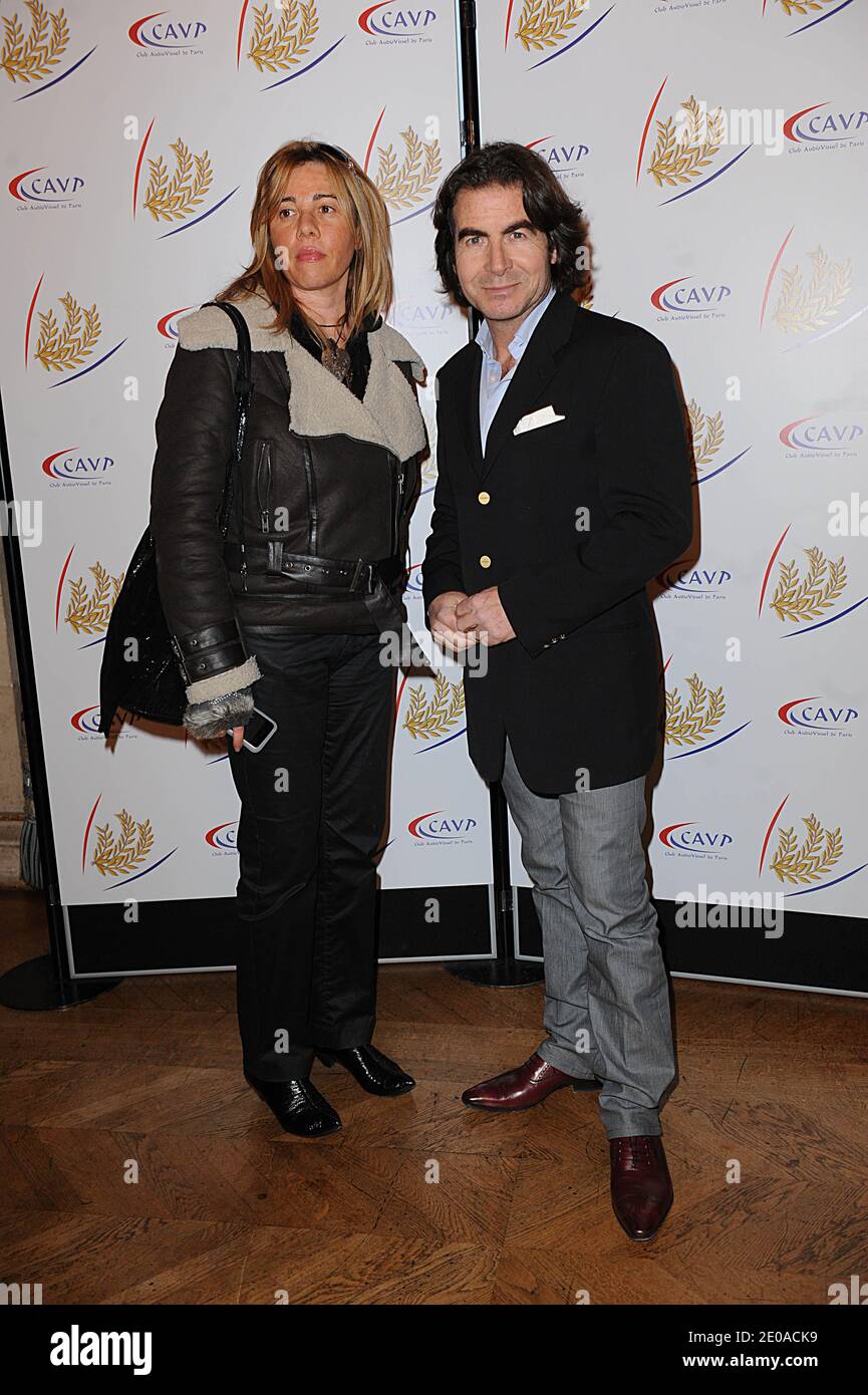 Laurent De Funes and his wife attending the 2011 ceremony of Les ...