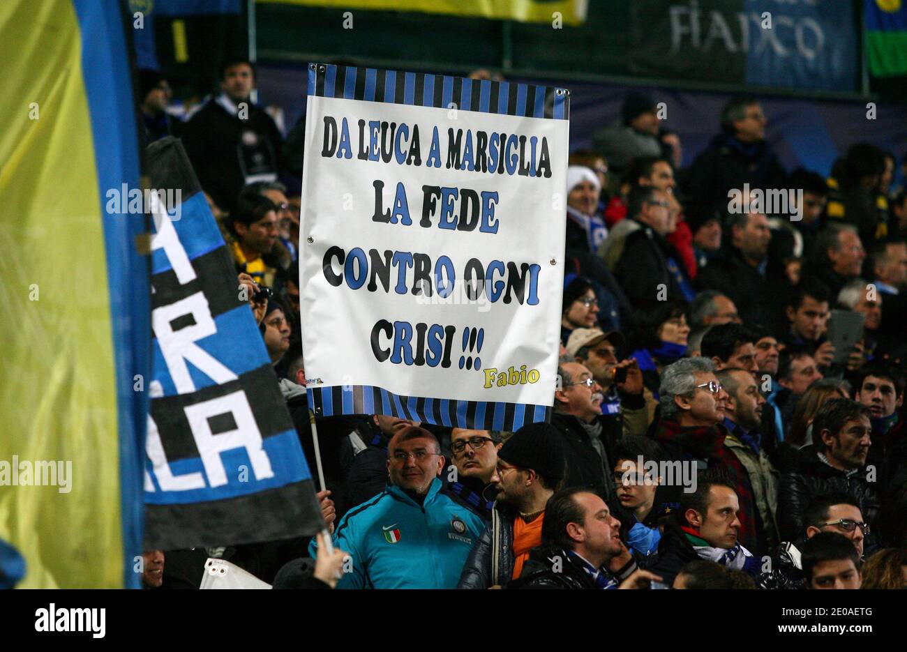 FC Internazionale Milan's fans during the UEFA Champions League soccer ...