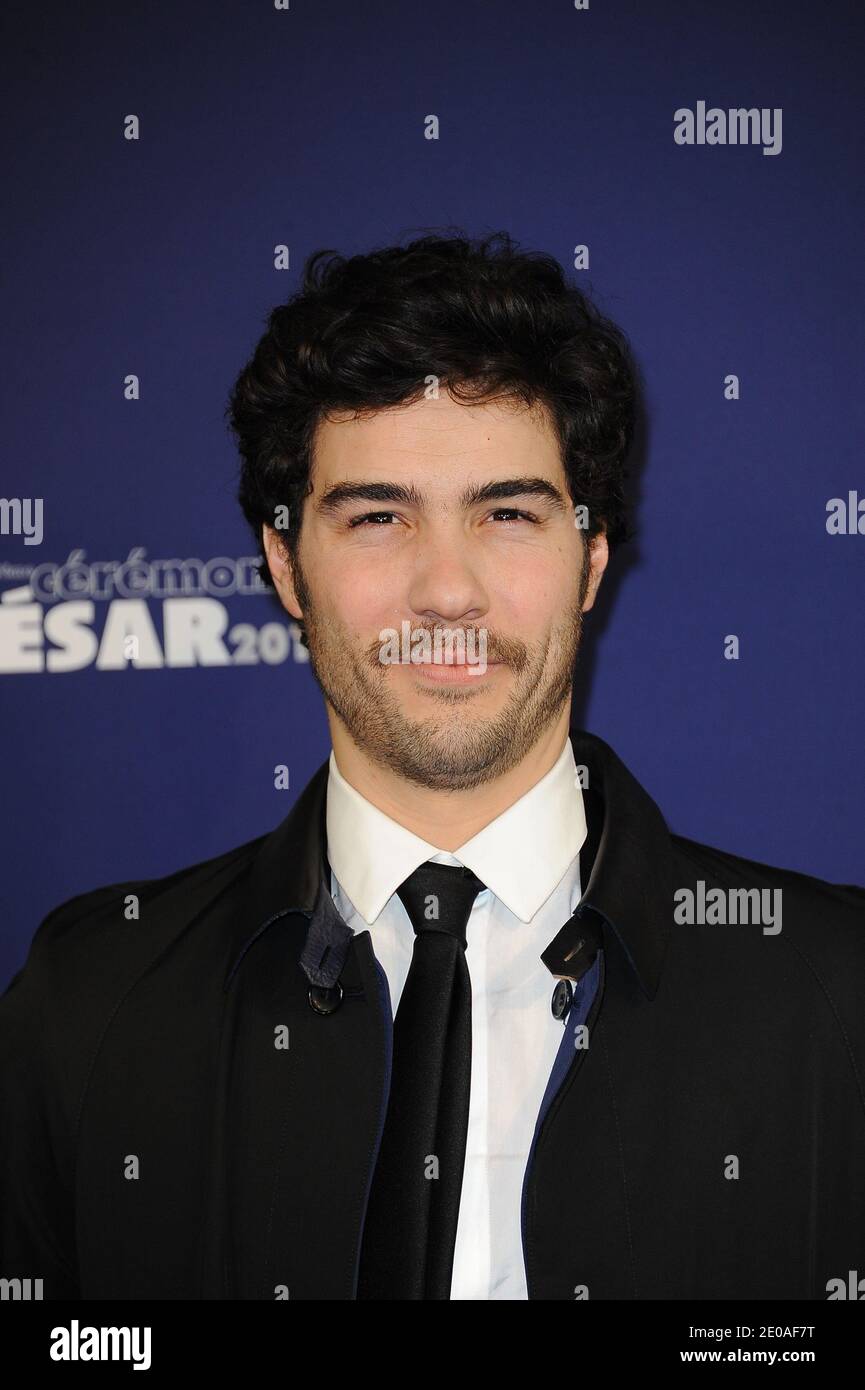 Tahar Rahim arriving to the 37th annual Cesar film Awards ceremony held ...