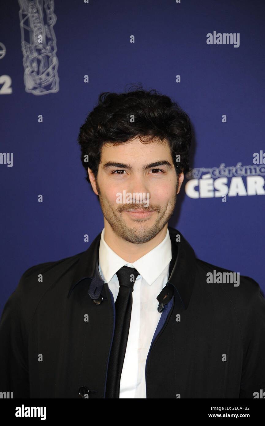 Tahar Rahim arriving to the 37th annual Cesar film Awards ceremony held ...