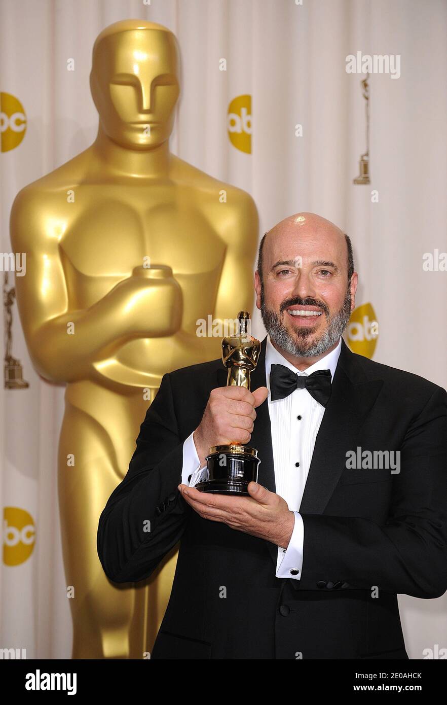 Mark Bridges poses with the Achievement in Costume Design award in the ...
