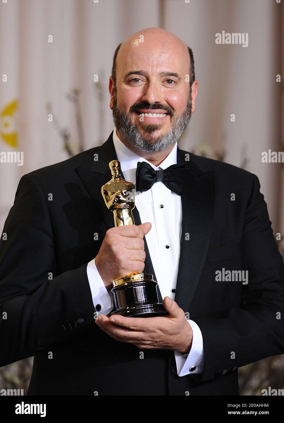 Mark Bridges poses with the Achievement in Costume Design award in the ...