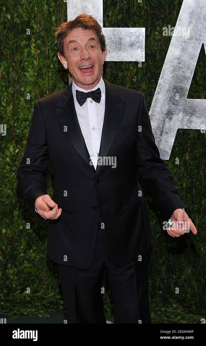 Martin Short arriving at the 2012 Vanity Fair Oscar Party, hosted by ...