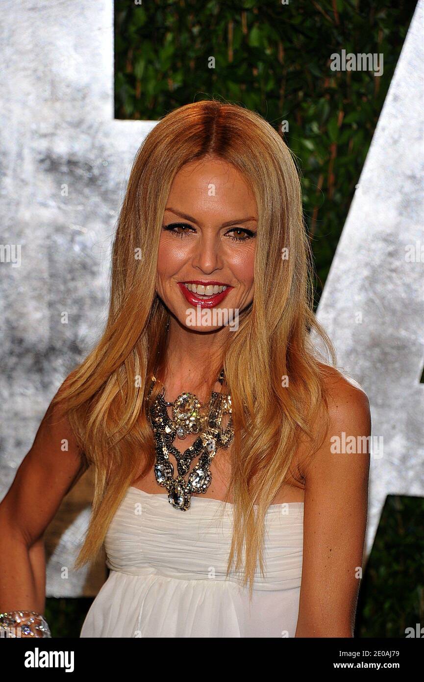 Rachel Zoe arriving at the 2012 Vanity Fair Oscar Party, hosted by ...