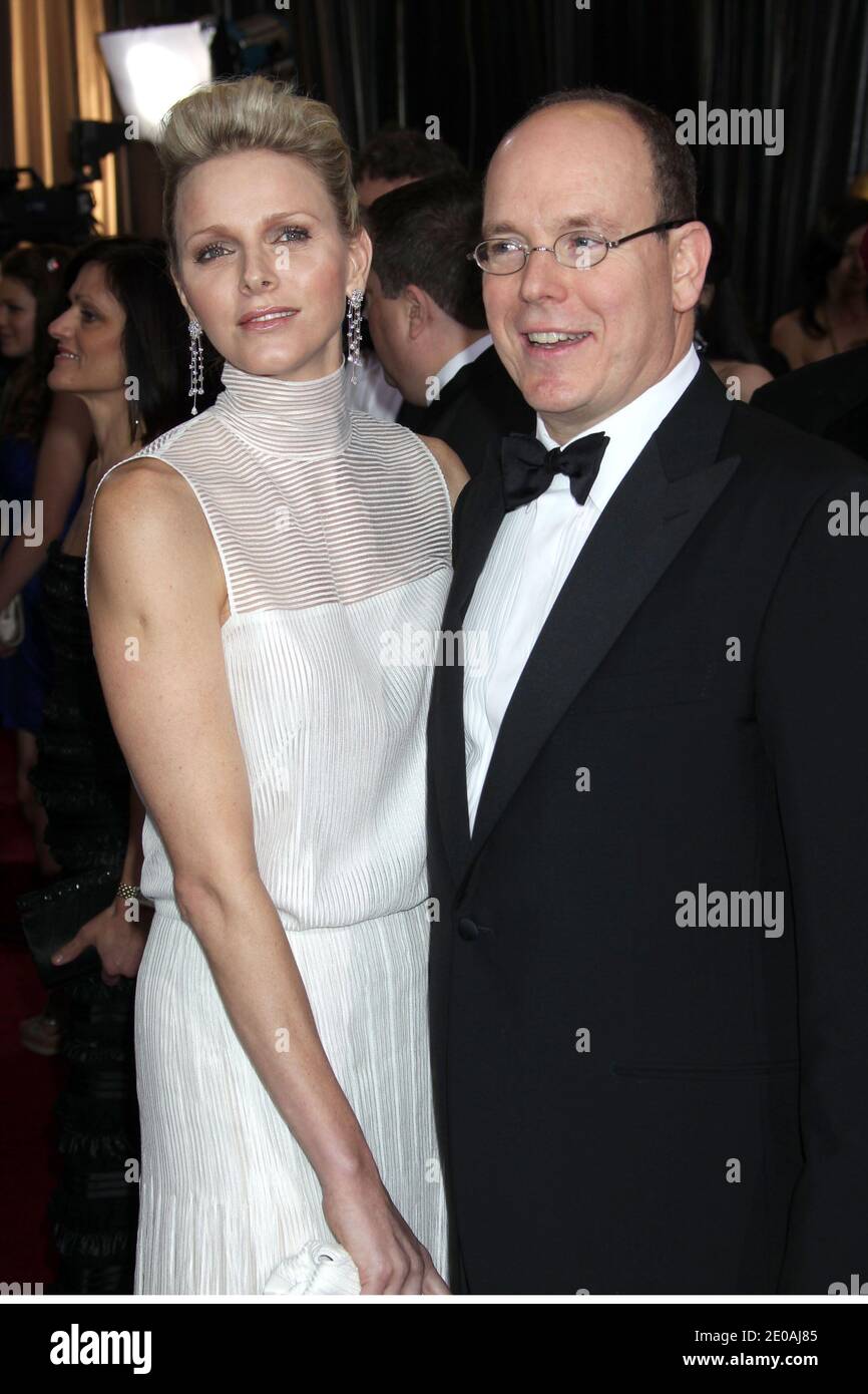 Princess Charlene (L) and Prince Albert II of Monaco, The 84th Academy ...