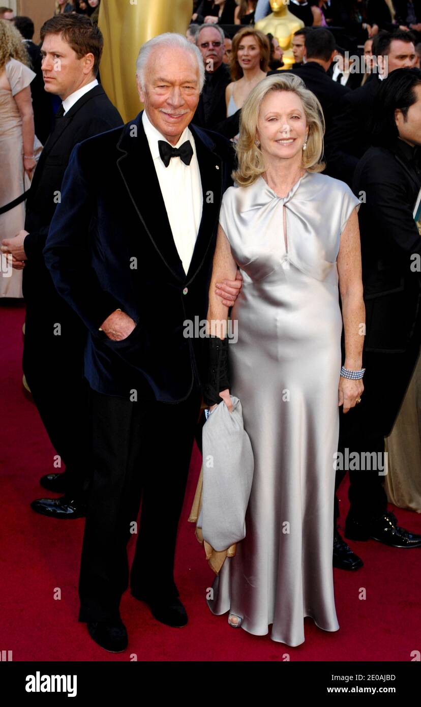Christopher Plummer and Elaine Taylor arriving at the 84th Annual ...