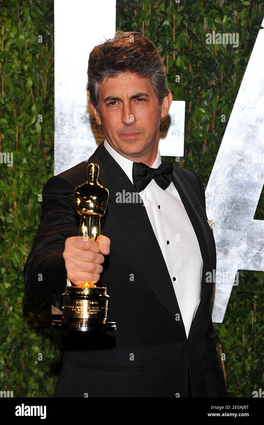 Alexander Payne arriving at the 2012 Vanity Fair Oscar Party, hosted by ...