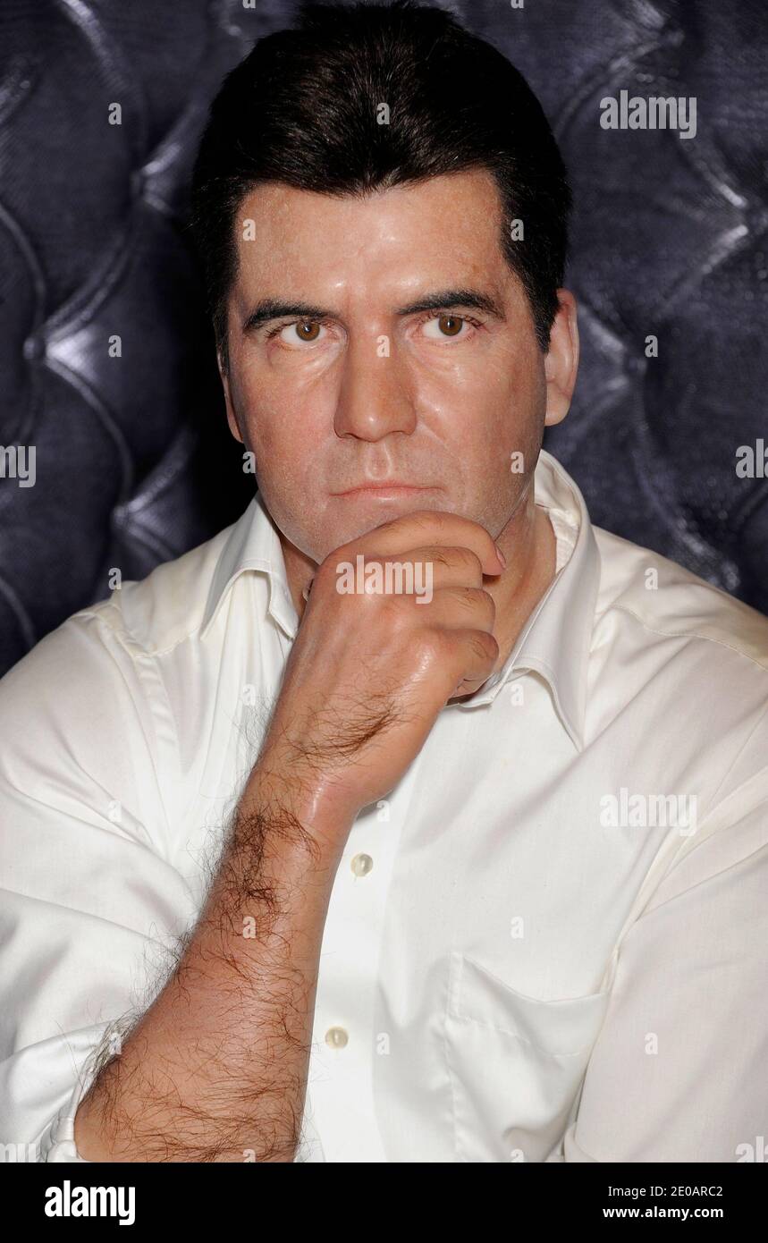 Simon Cowell wax figure on display at Madame Tussauds in Hollywood, Ca ...