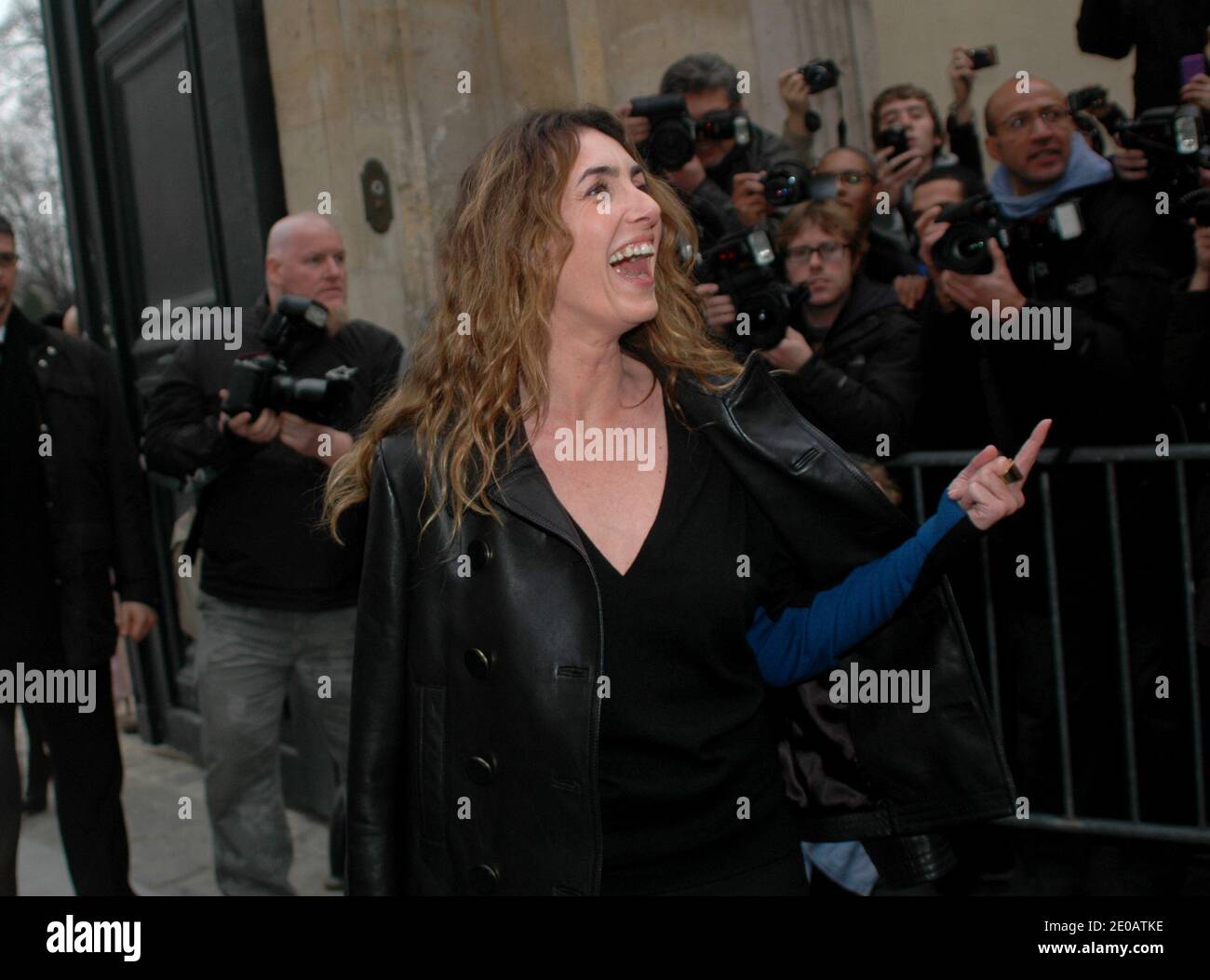 Agnes Boulard aka Mademoiselle Agnes arriving for the Christian Dior ...