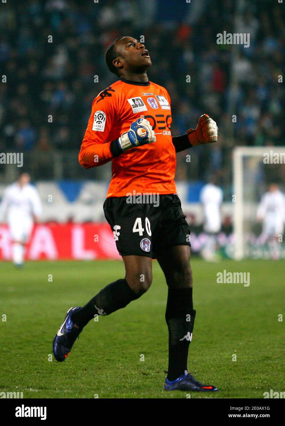Toulouse's Ali Ahamada during the French First League Soccer match ...